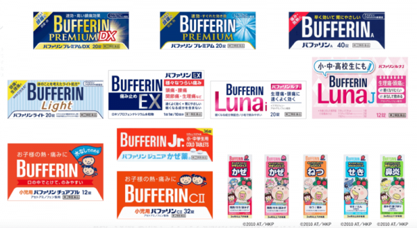 Bufferin 系列：輕度疼痛與發熱的安心選擇